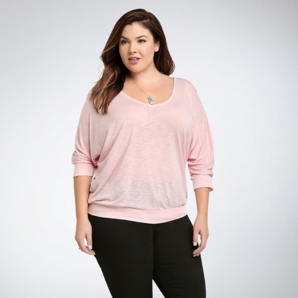 torrid | Tops | Torrid Pink Black Lace Inset Top Plus Size X | Poshmark